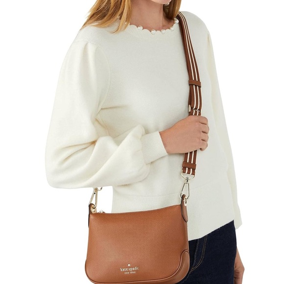 kate spade | Bags | Kate Spade Leather Crossbody Bag In Gingerbread ...